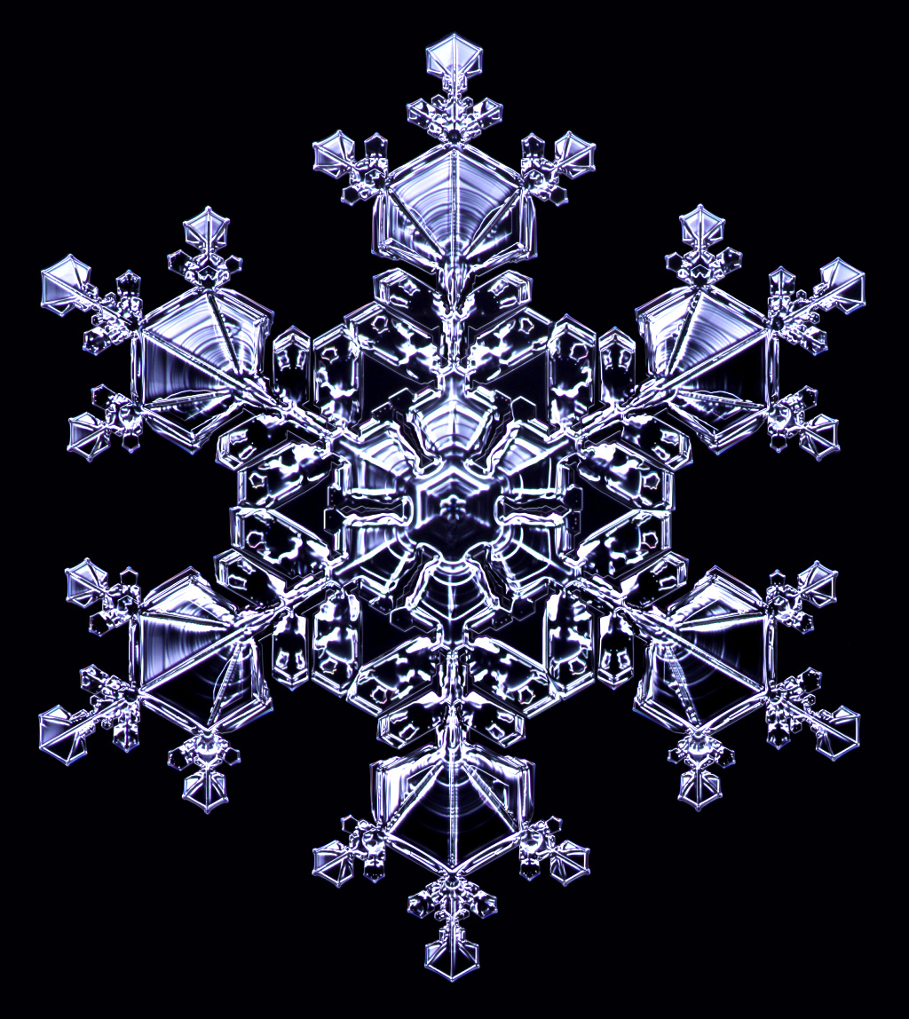  Monthly Challenge 13 December 2016 Procedural Snowflake R